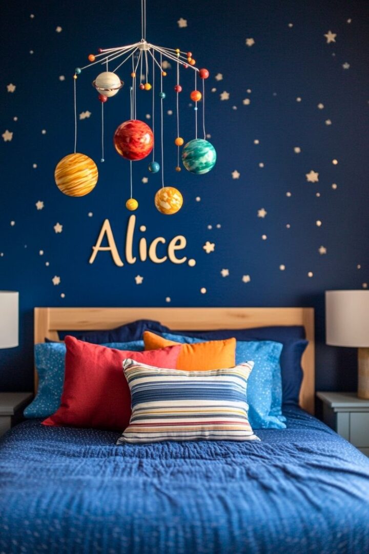 20+ Whimsical Ways to Create a Space-Themed Bedroom Haven for Girls - H.M.G