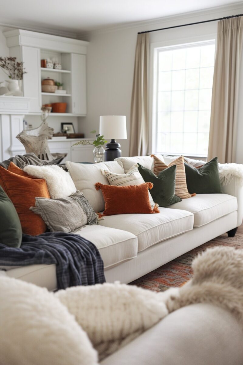 30+ Eye-Catching Throw Pillow Ideas for Your Couch - H.M.G