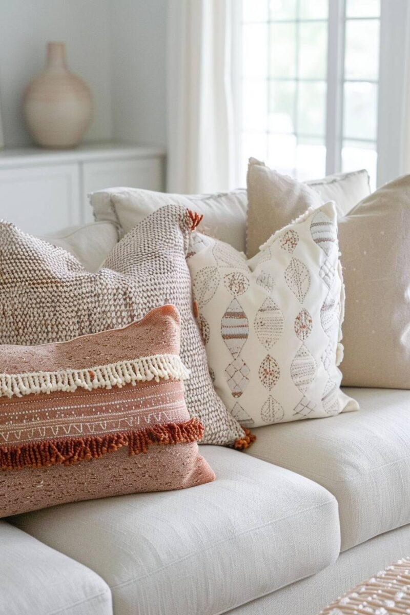 30+ Eye-Catching Throw Pillow Ideas for Your Couch - H.M.G