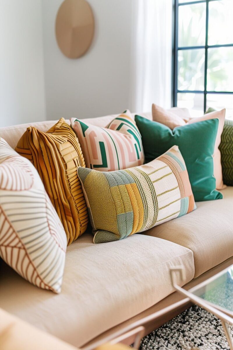 30+ Eye-Catching Throw Pillow Ideas for Your Couch - H.M.G