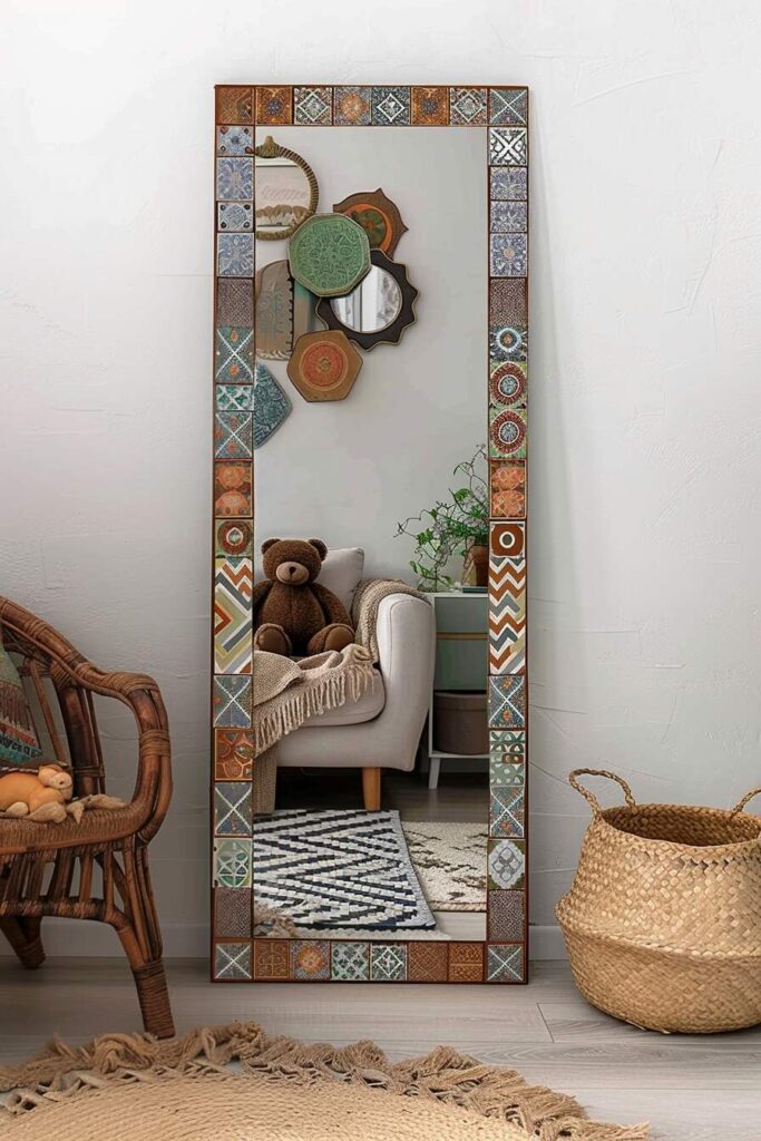 23 Artistic Boho Mirror Ideas for an Effortlessly Stylish Room - H.M.G