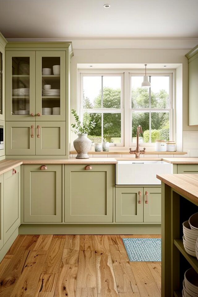 23 Refreshing Green Kitchen Ideas to Bring Nature to Your House - H.M.G