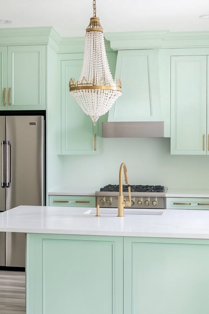 20+ Refreshing Green Kitchen Ideas to Bring Nature to Your House - H.M.G