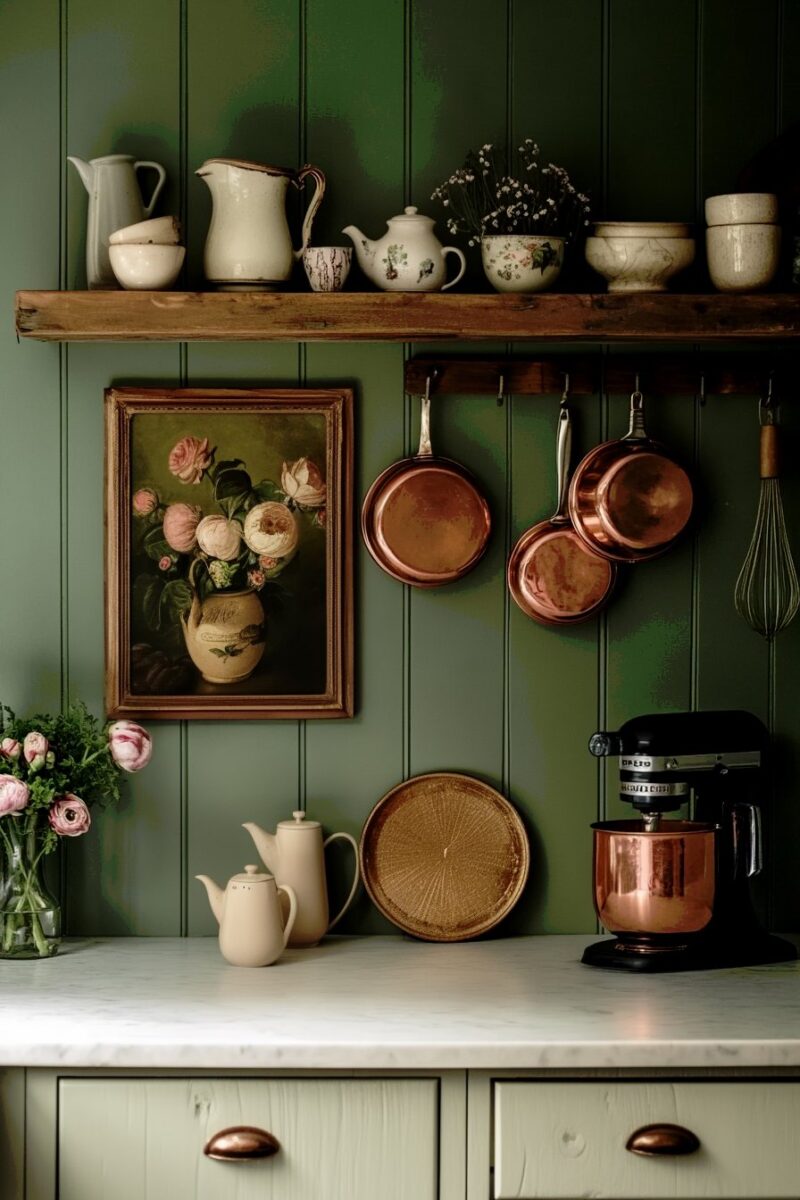 20+ Refreshing Green Kitchen Ideas to Bring Nature to Your House - H.M.G