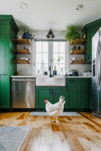 20+ Refreshing Green Kitchen Ideas to Bring Nature to Your House - H.M.G