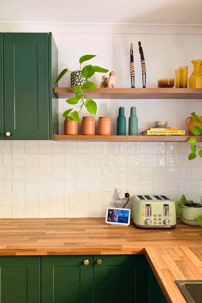 20+ Refreshing Green Kitchen Ideas to Bring Nature to Your House - H.M.G