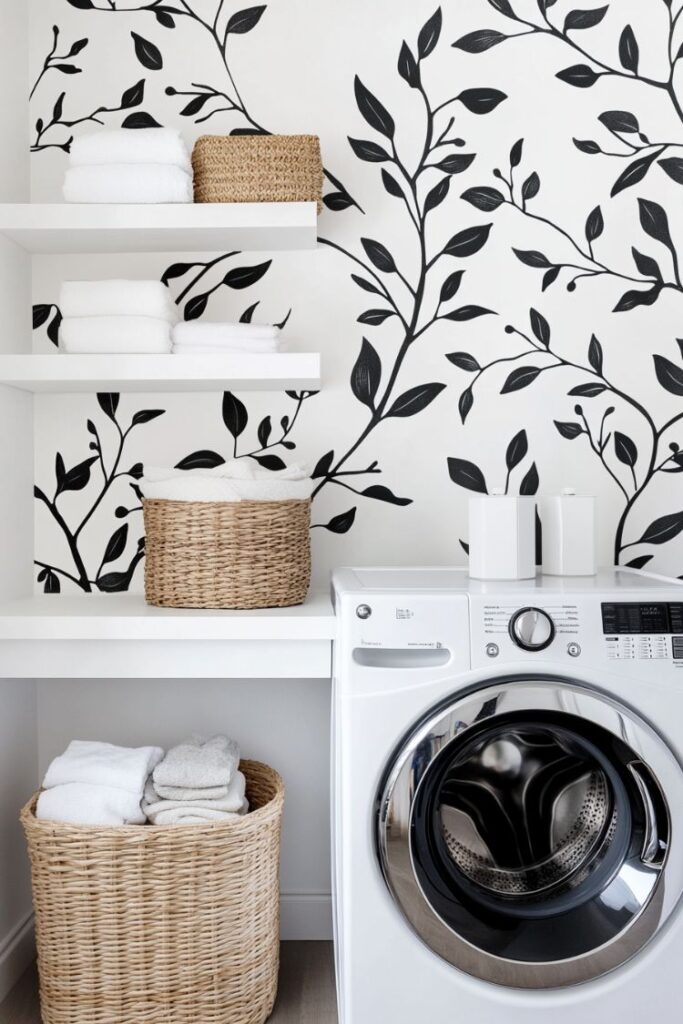 20+ Eye-Catching Laundry Room Mural Ideas You Need to See - H.M.G