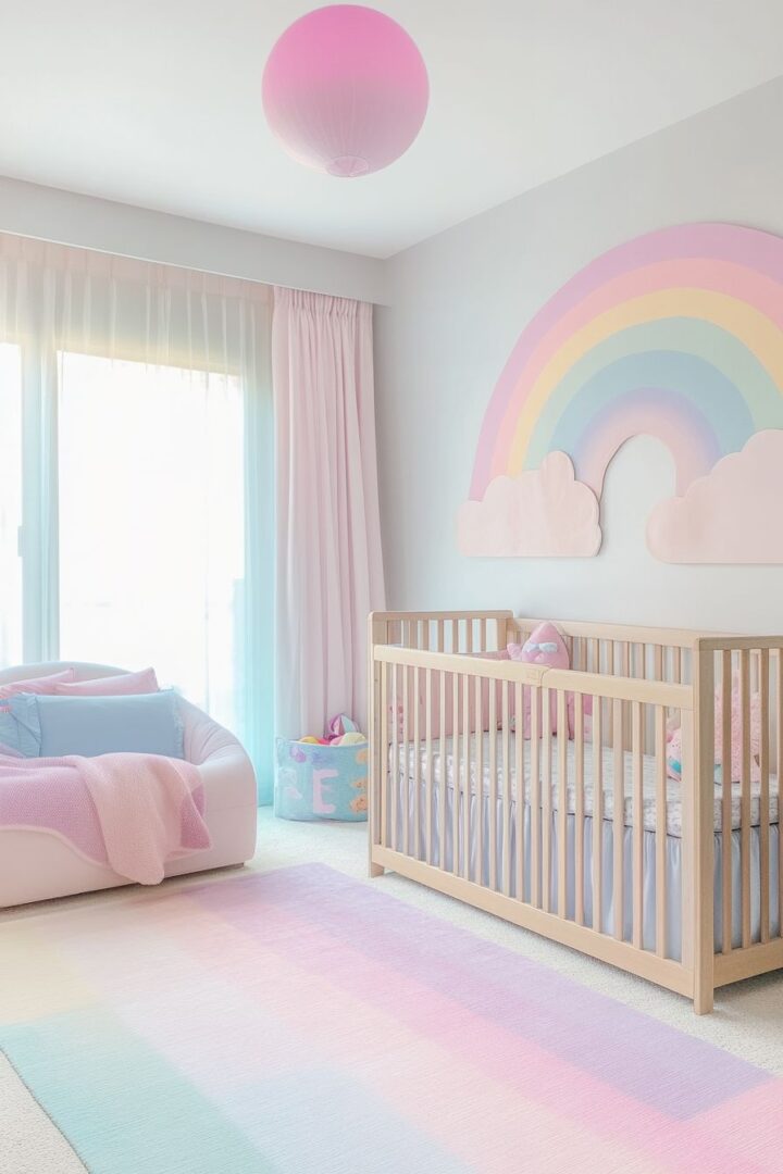 30+ Inspiring Rainbow Nursery Ideas for a Joyful Baby Room - H.M.G