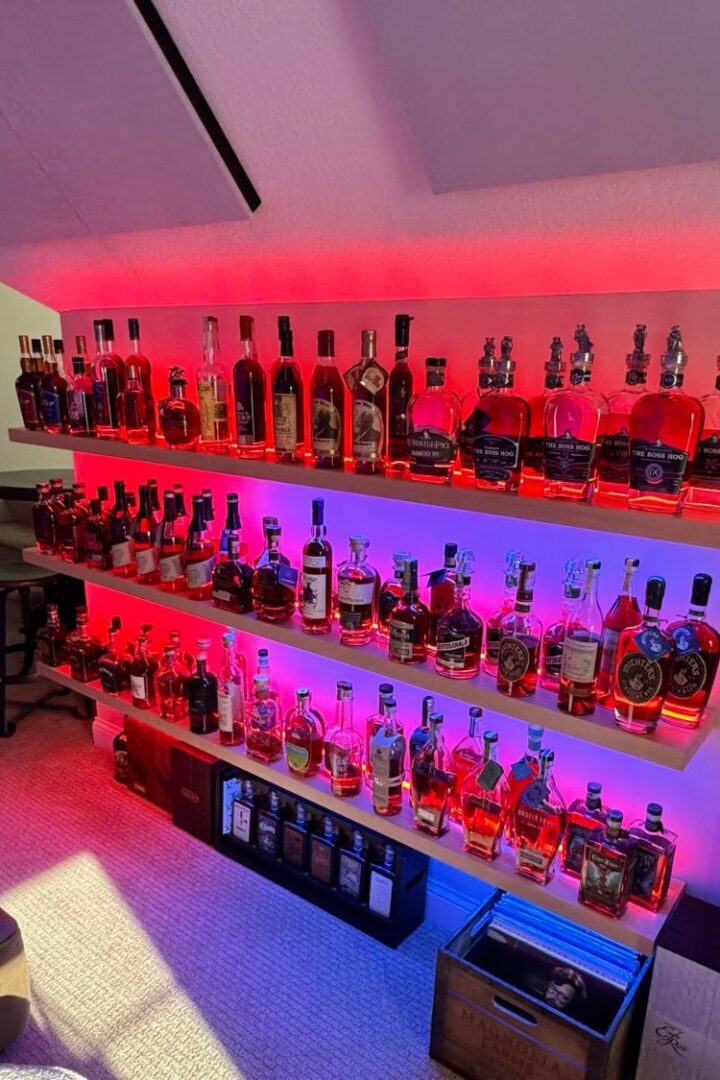 18 Stylish Home Bar Shelf Ideas to Elevate Your Space - H.M.G