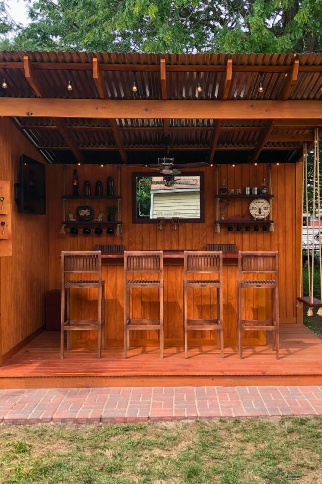 18 Stylish Home Bar Shelf Ideas to Elevate Your Space - H.M.G