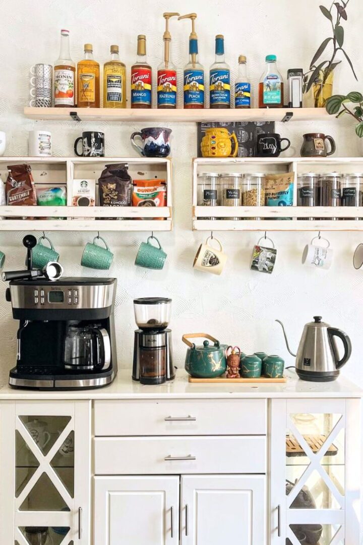 18 Stylish Home Bar Shelf Ideas to Elevate Your Space - H.M.G