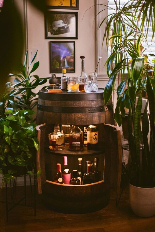 18 Stylish Home Bar Shelf Ideas to Elevate Your Space - H.M.G