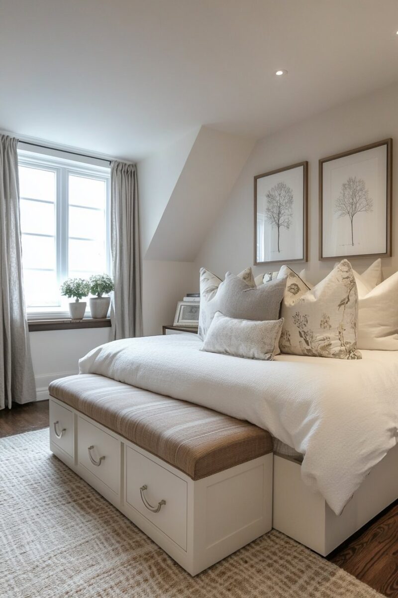 20+ Brilliant Ideas to Maximize Storage in Your Small Bedroom - H.M.G