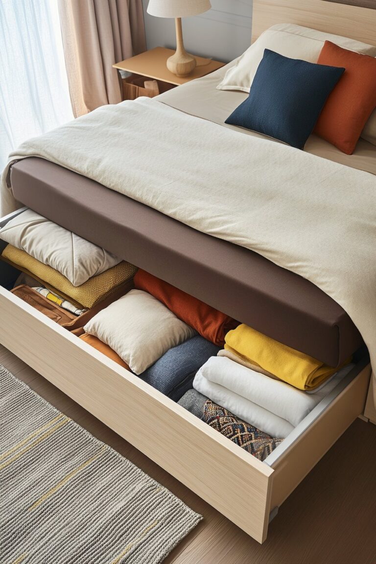 20+ Brilliant Ideas to Maximize Storage in Your Small Bedroom - H.M.G