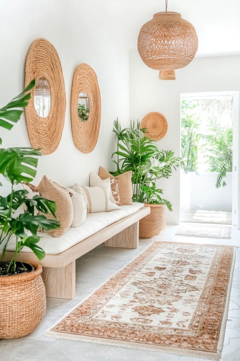 20+ Must-Try Boho Hallway Styles for a Dreamy Home - H.M.G