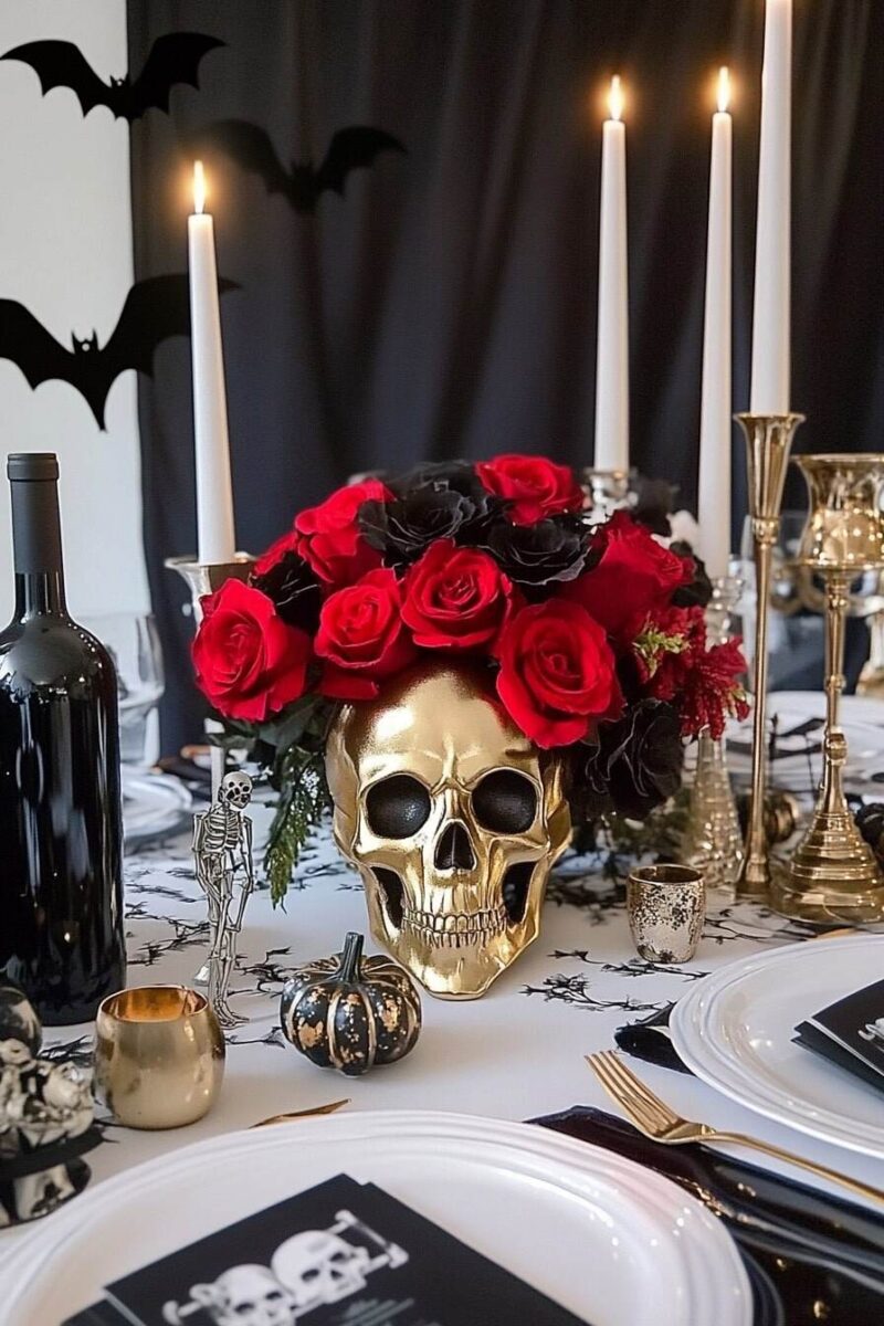 These Boo-tiful Halloween Table Centerpieces Will Haunt Your Guests - H.M.G