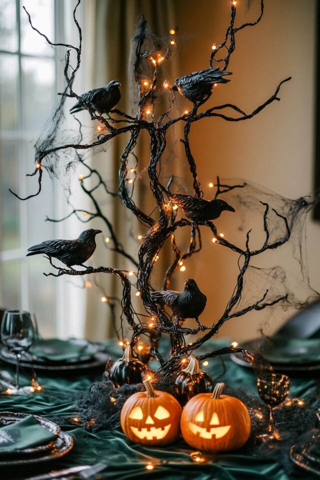 20 Boo-tiful Halloween Table Centerpiece Ideas to Haunt Your Guests - H.M.G