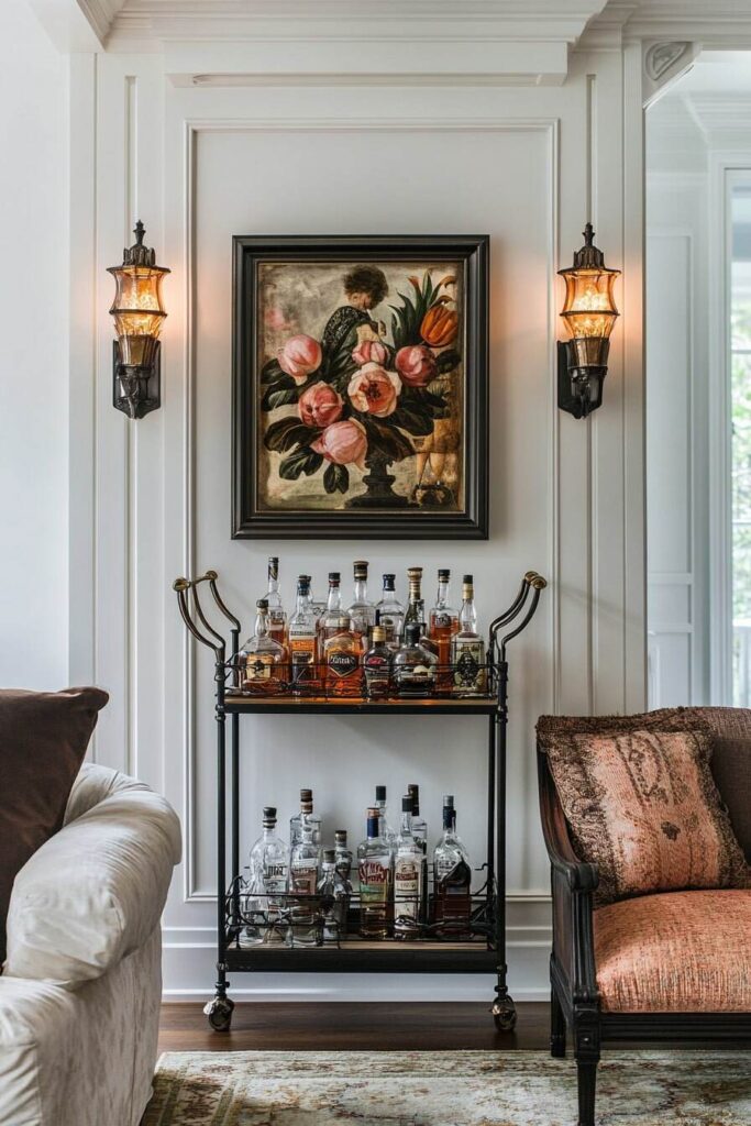 23 Stylish Home Bar Shelf Ideas to Elevate Your Space - H.M.G