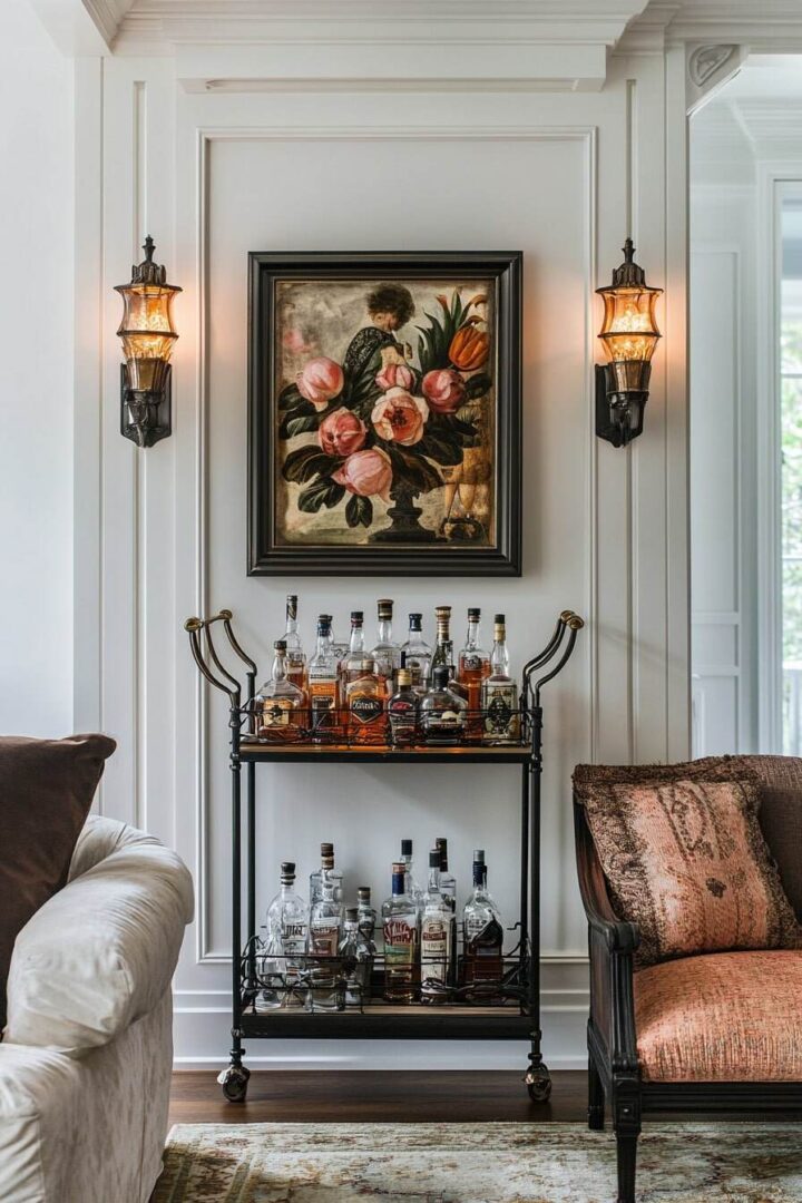 23 Stylish Home Bar Shelf Ideas to Elevate Your Space - H.M.G
