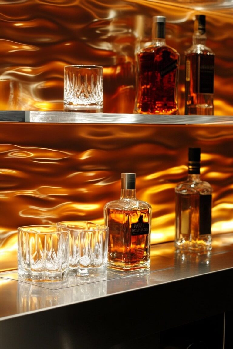 23 Stylish Home Bar Shelf Ideas to Elevate Your Space - H.M.G
