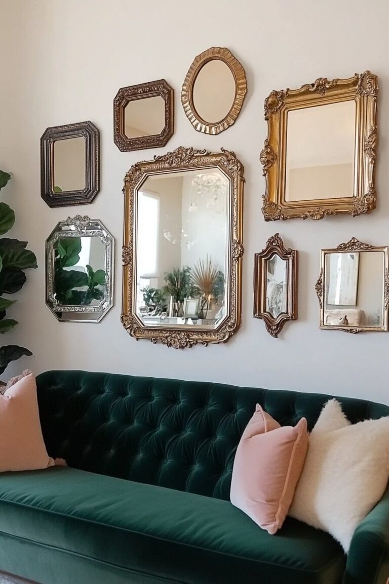 100+ Inspiring Gallery Wall Ideas to Make Your Living Room Pop - H.M.G