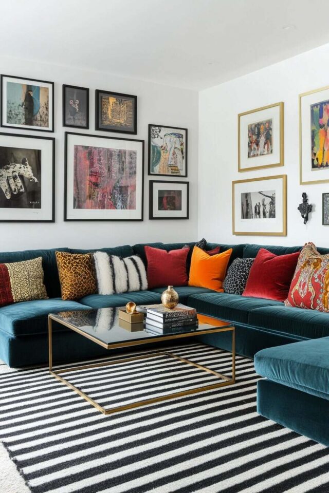 25 Vibrant Maximalist Living Room Ideas for a Bold Home Makeover - H.M.G