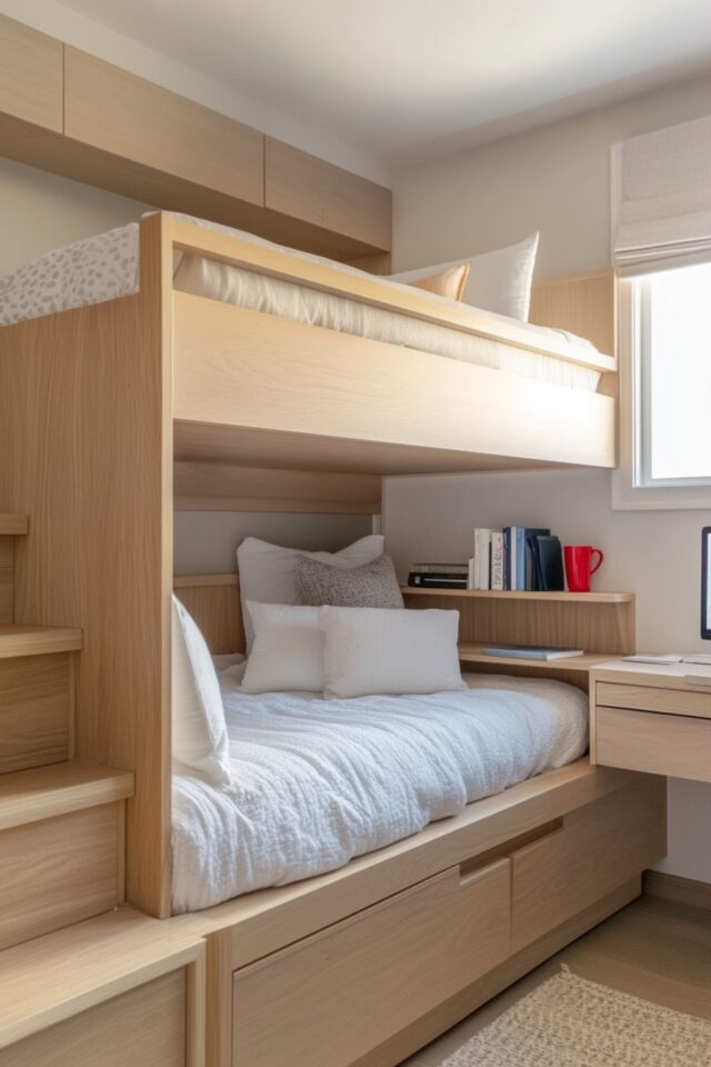 27 Cool and Creative Bunk Room Ideas for Boys - H.M.G