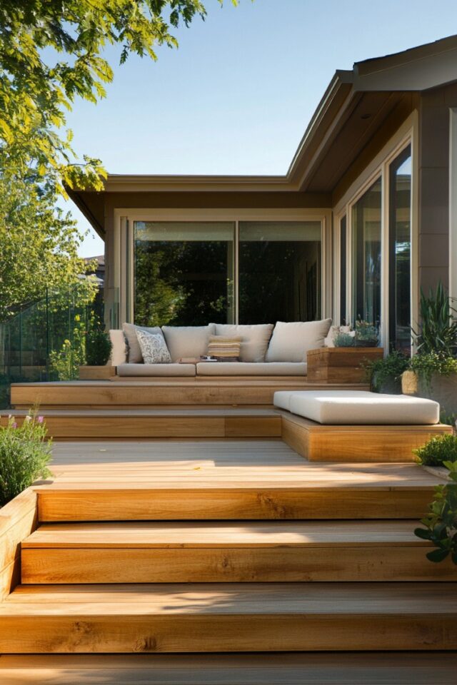 25+ Creative Deck Stair Ideas That Will Make Your Neighbors Jealous ...