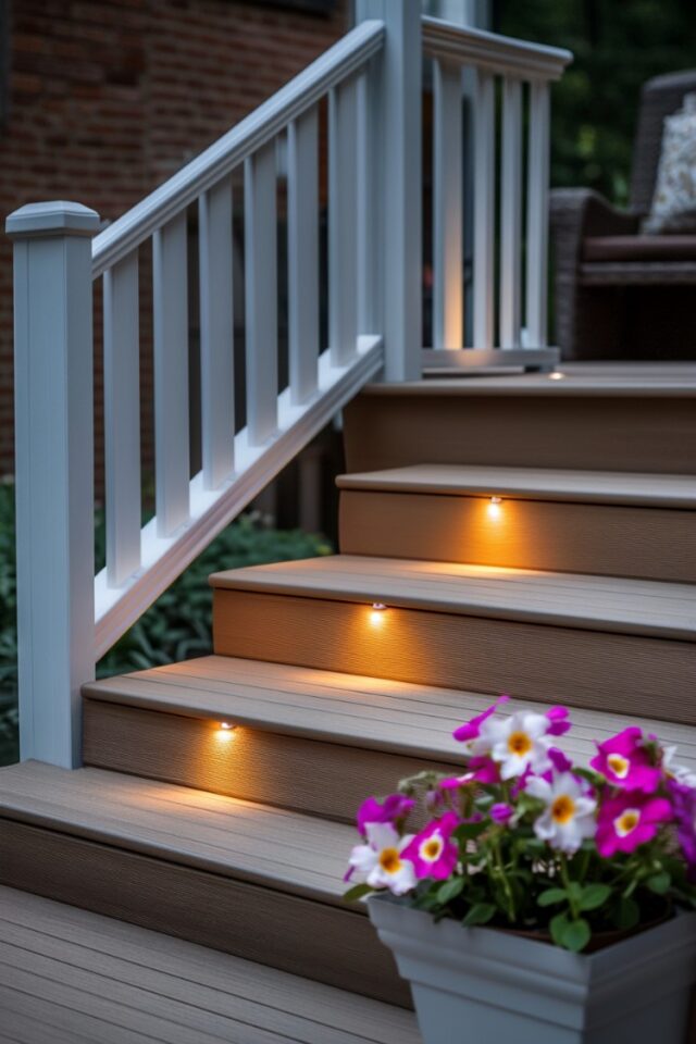 20 Creative Deck Stair Ideas That Will Make Your Neighbors Jealous! - H.M.G