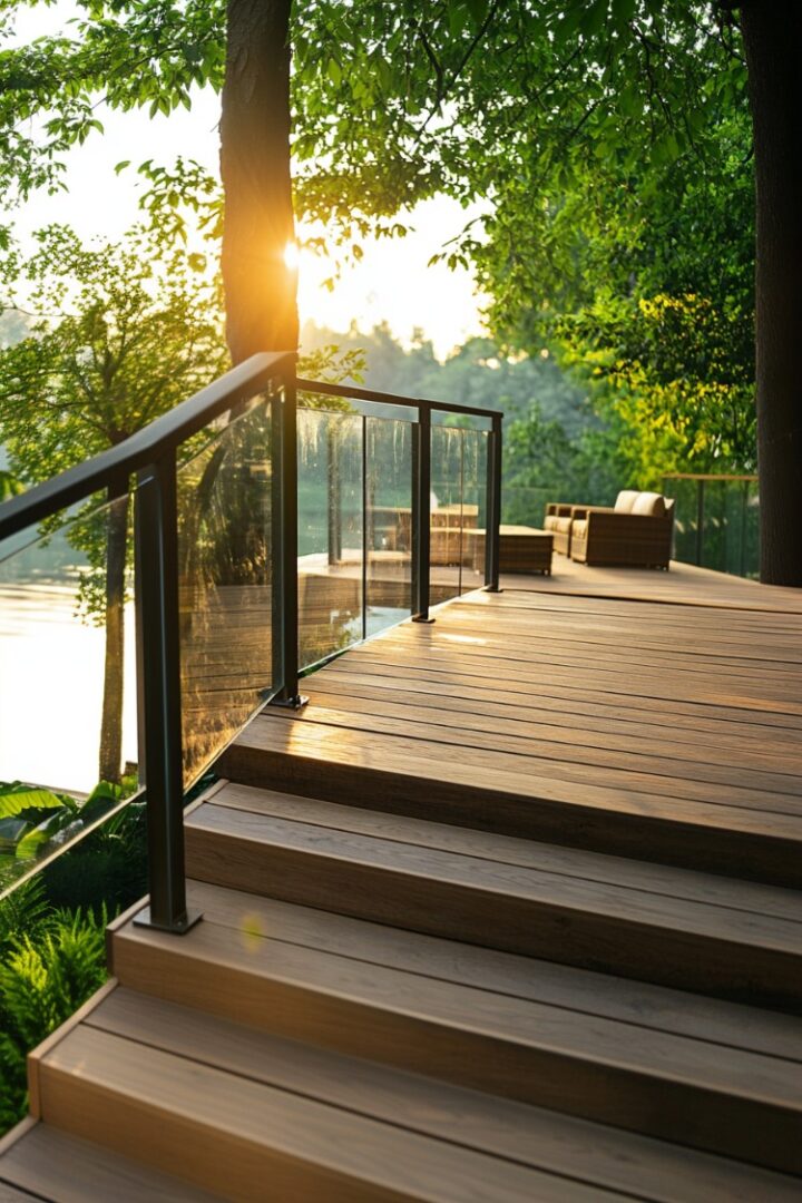 20 Creative Deck Stair Ideas That Will Make Your Neighbors Jealous! - H.M.G