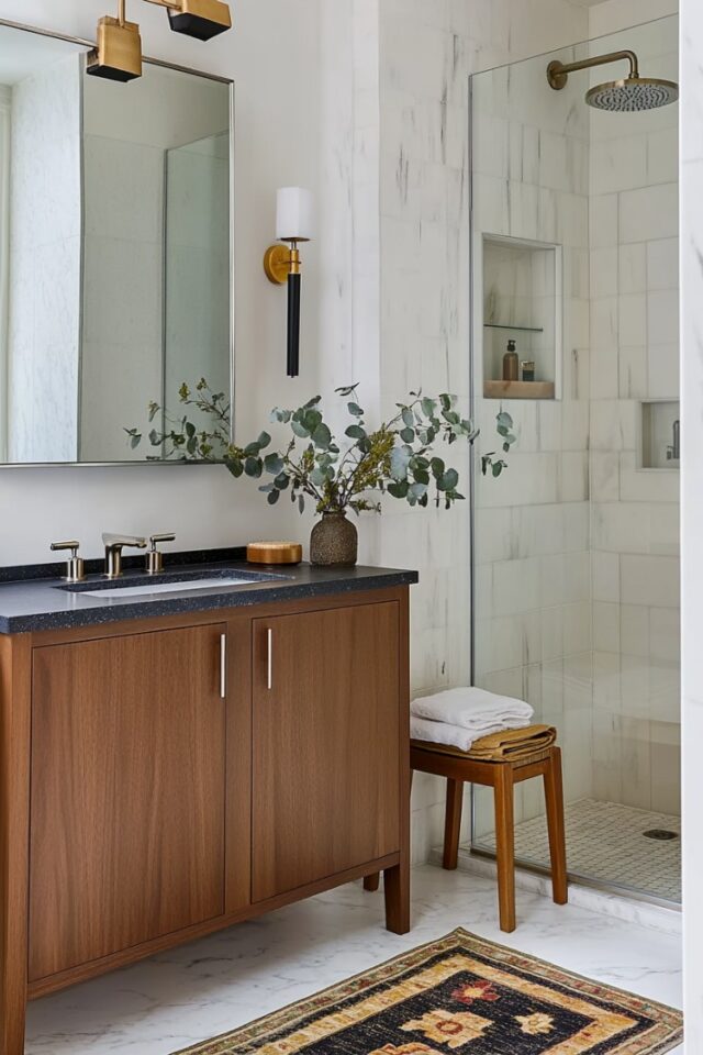 21 Stylish Modern Guest Bathroom Ideas to Make Your Visitors Feel ...