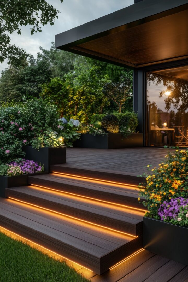 20 Creative Deck Stair Ideas That Will Make Your Neighbors Jealous! - H.M.G