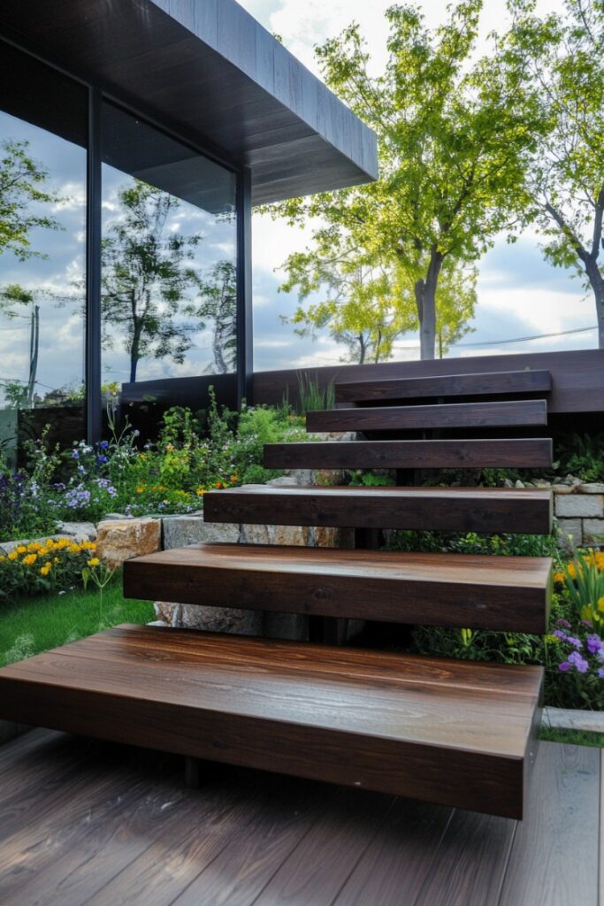 25+ Creative Deck Stair Ideas That Will Make Your Neighbors Jealous ...