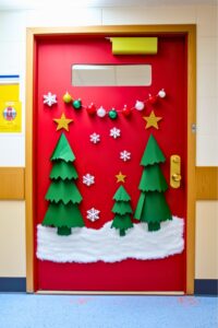 15 Christmas Classroom Door Decorations to Wow Everyone! - H.M.G