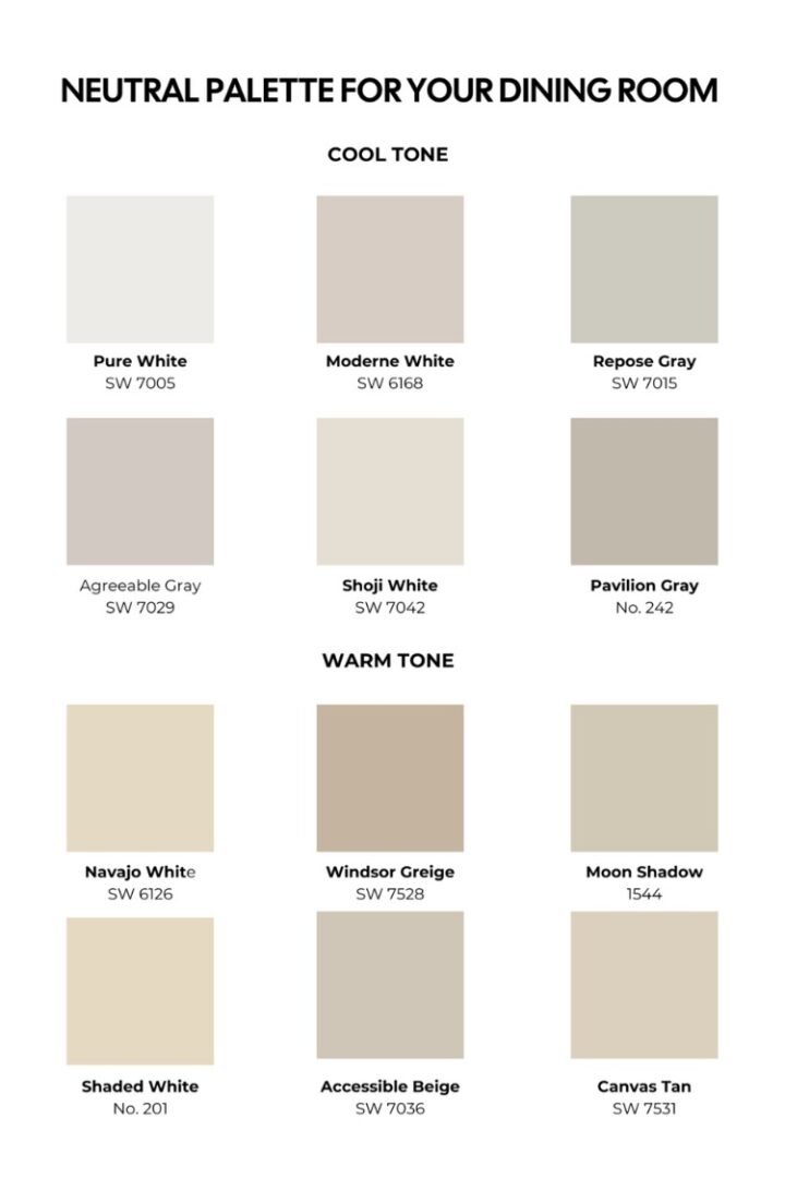 30 Inviting Neutral Dining Room Ideas for Instant Calm and Inviting ...