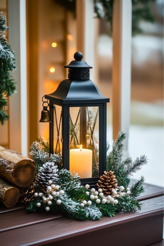 20 Outdoor Christmas Lantern Ideas to Transform Your Front Porch - H.M.G