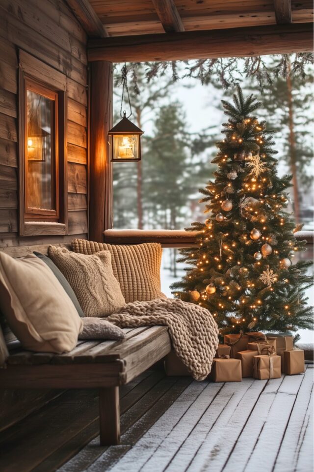 20 Magical Rustic Cabin Christmas Decor Ideas - H.M.G
