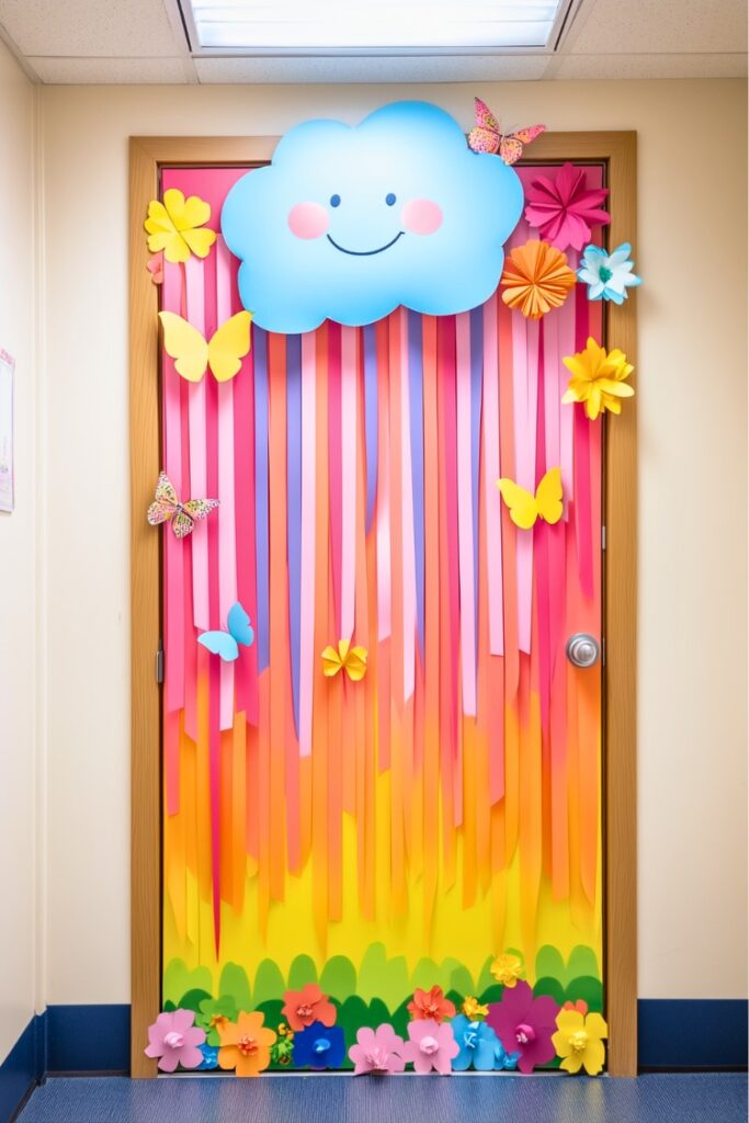20+ Simple Easy Spring Classroom Doors Teachers Will Love! [Easter ...