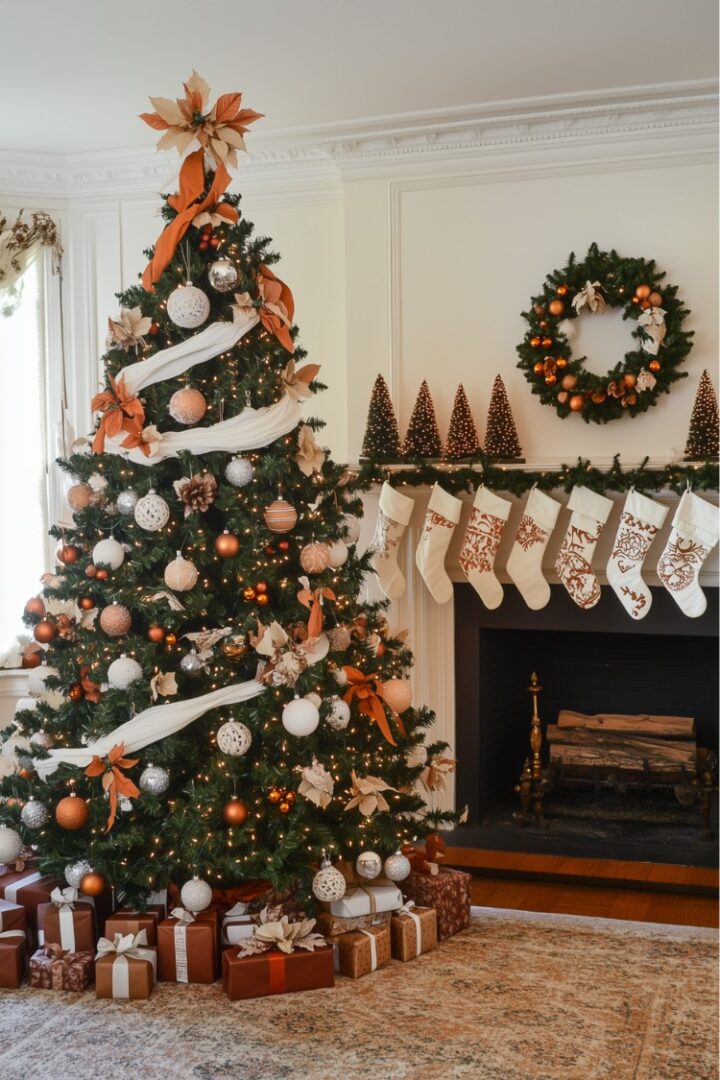 20 Creative White Christmas Tree Color Schemes to Match Your Vibe - H.M.G