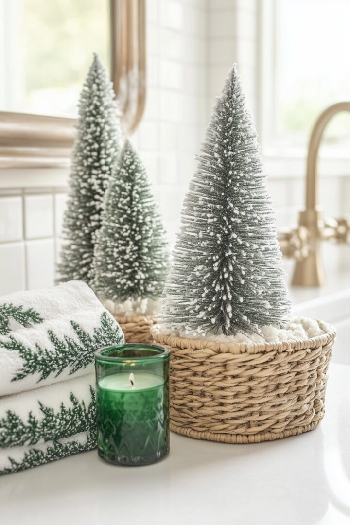 22 Easy Christmas Bathroom Decor Ideas to Festive Up Your Space! - H.M.G
