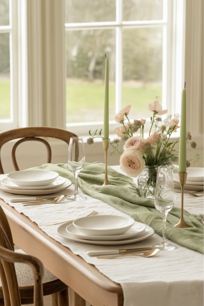 20 Elegant Sage Green Table Decor Ideas for a Memorable Thanksgiving ...