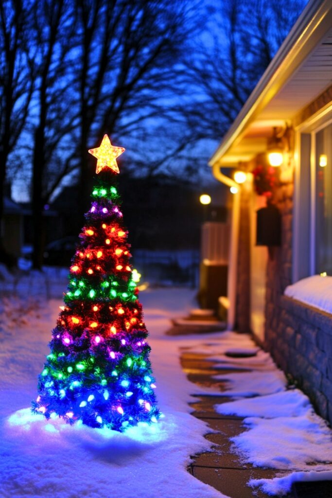 20 Simple Christmas Front Yard Decor Ideas - H.M.G