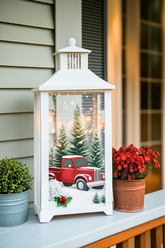 20 Outdoor Christmas Lantern Ideas to Transform Your Front Porch - H.M.G