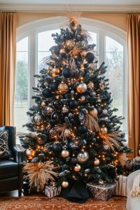 These Black Christmas Tree Ideas Made Classic Green Trees Feel Boring ...