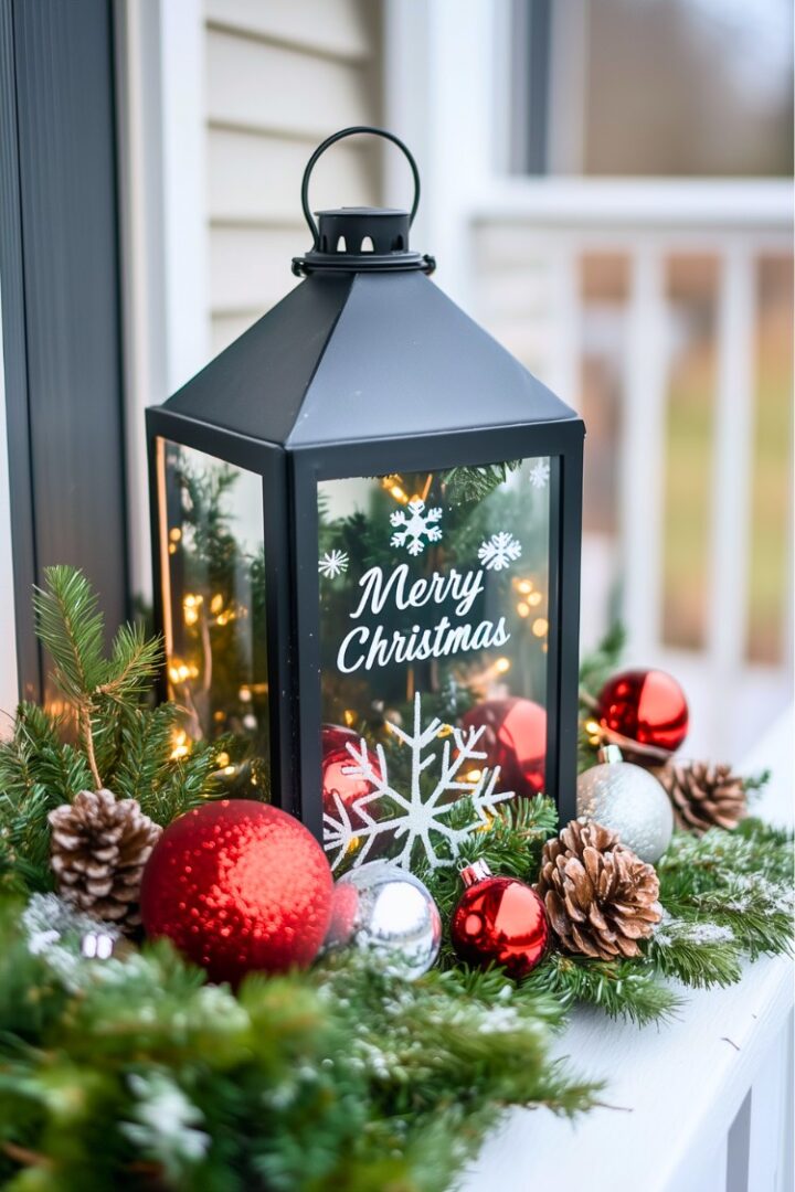 20 Outdoor Christmas Lantern Ideas to Transform Your Front Porch - H.M.G