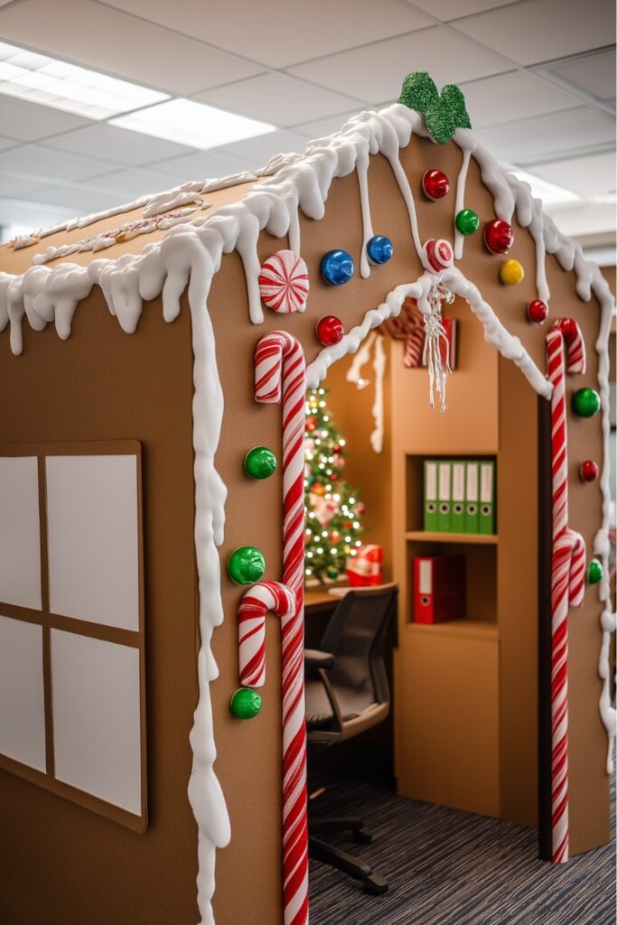 15+ Christmas Cubicle Decor Ideas To Outshine Your Office - H.M.G