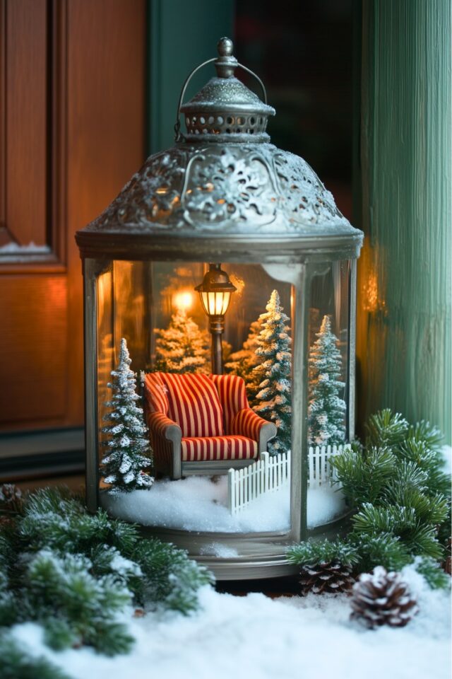 20 Outdoor Christmas Lantern Ideas to Transform Your Front Porch - H.M.G