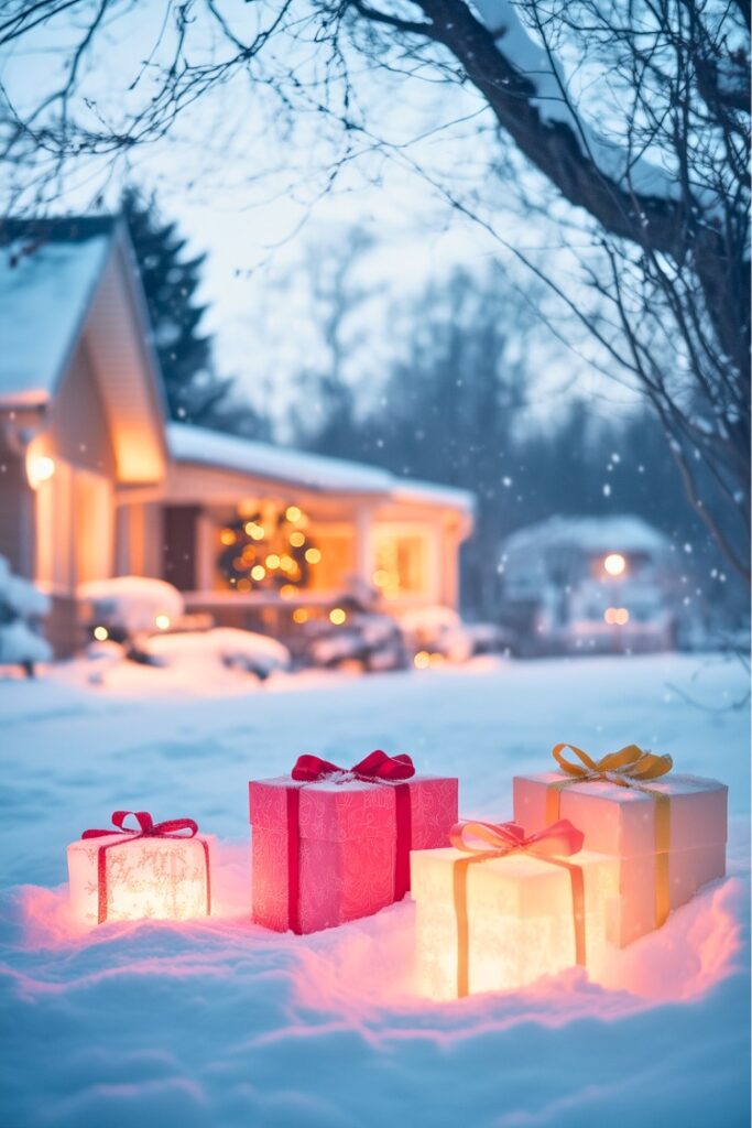 20 Simple Christmas Front Yard Decor Ideas - H.M.G