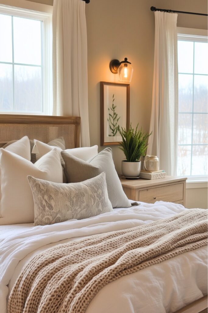 24 Cozy and Relaxing Winter Bedrooms - H.M.G