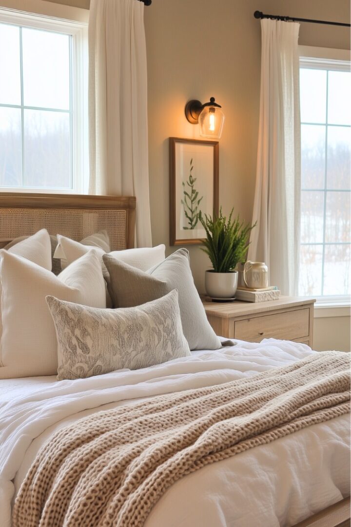 24 Cozy and Relaxing Winter Bedrooms - H.M.G